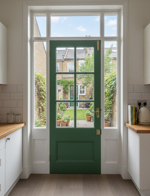 Timber Back Doors London | Bespoke External & Kitchen Back Doors